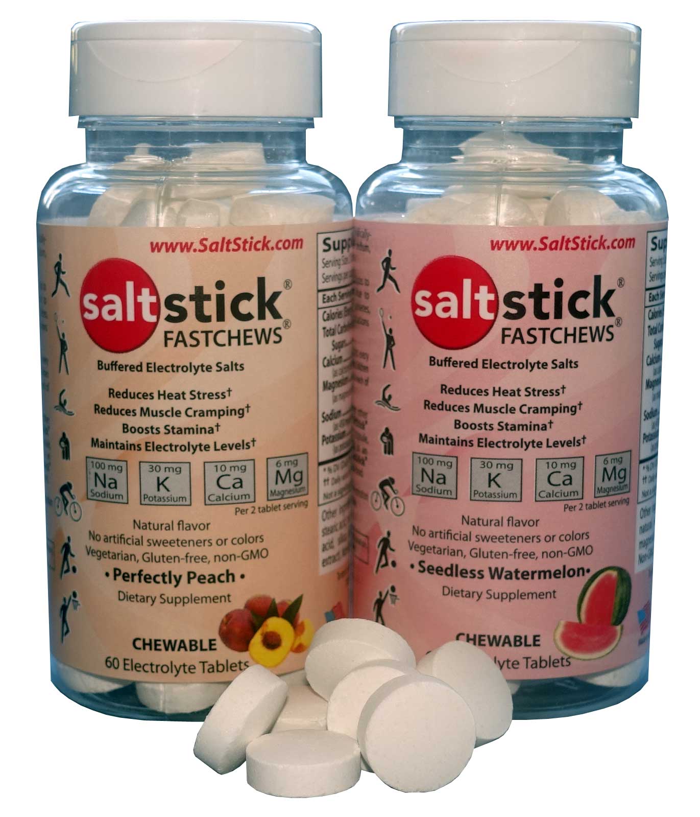 SaltStick Fastchews Adds NEW Peach and Watermelon Flavors